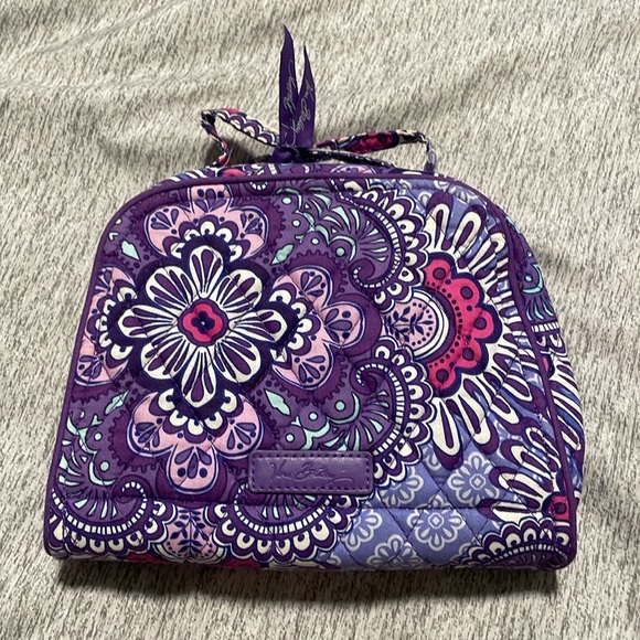 Vera Bradley | Bags | Vera Bradley Purple Paisley Jewelry Travel Case ...